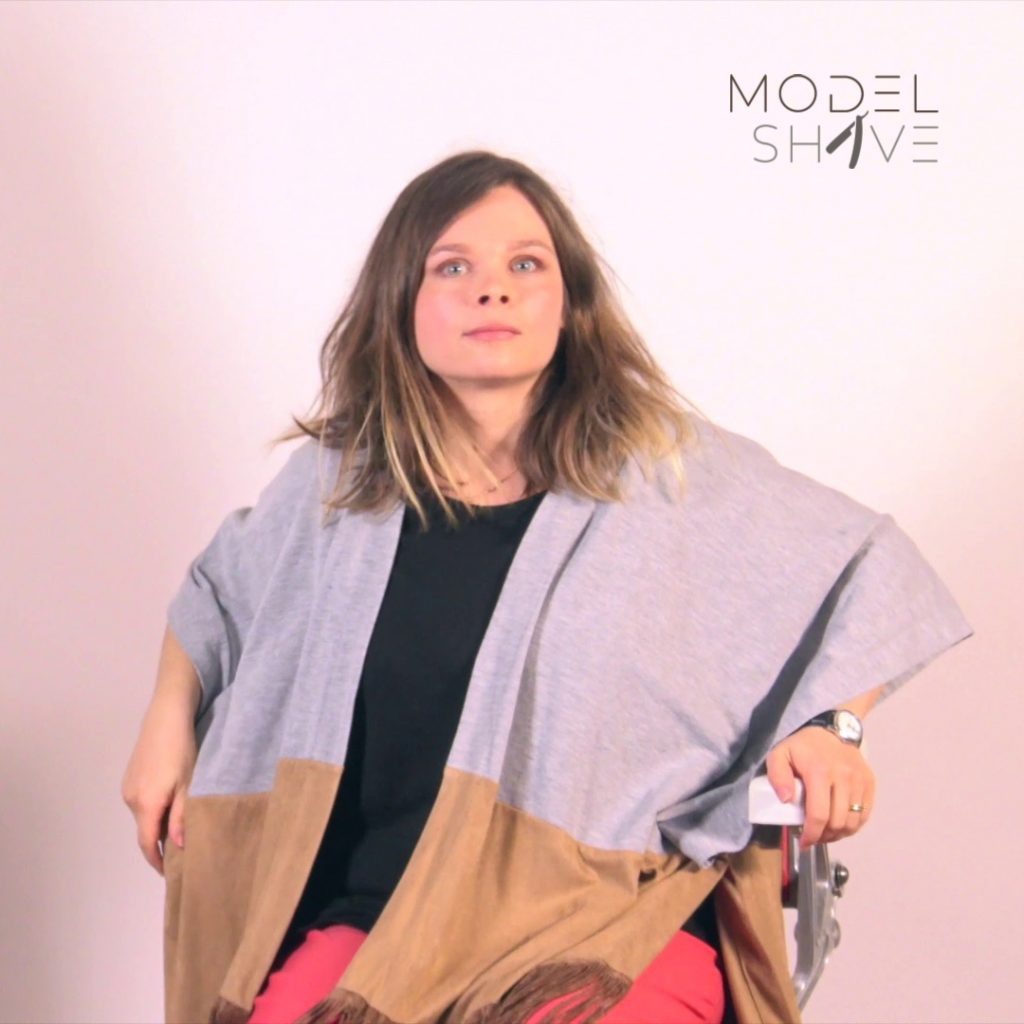 Blonde woman makes a comfortable cut for quarantine, complete headshave ...