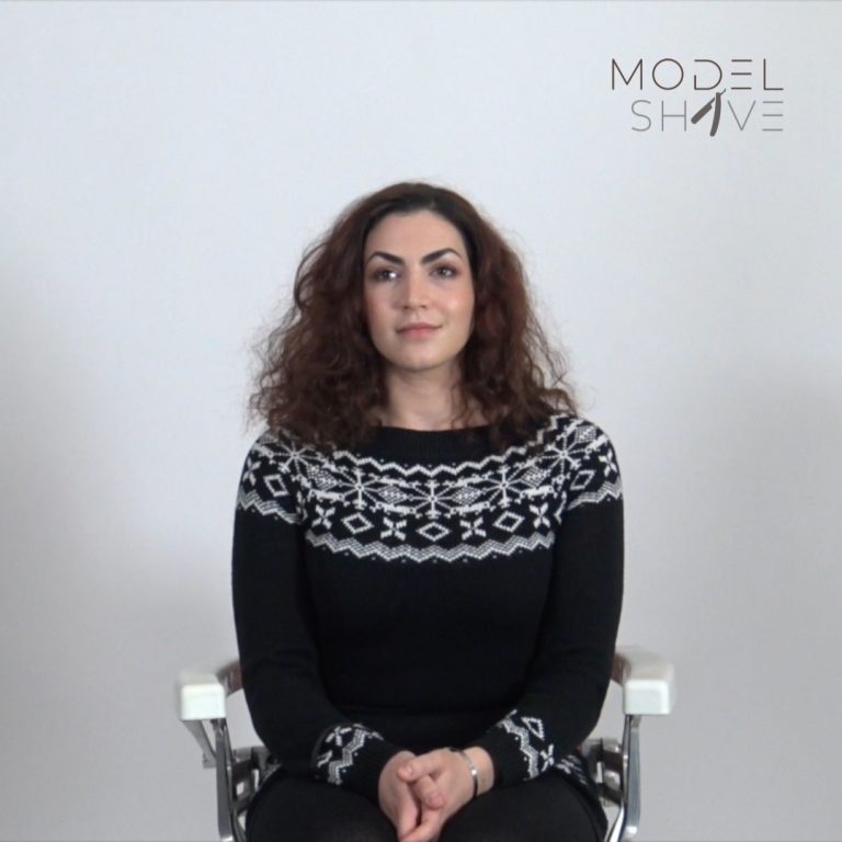 Barberette performs The Name of the Rose haircut makeover to the client ...