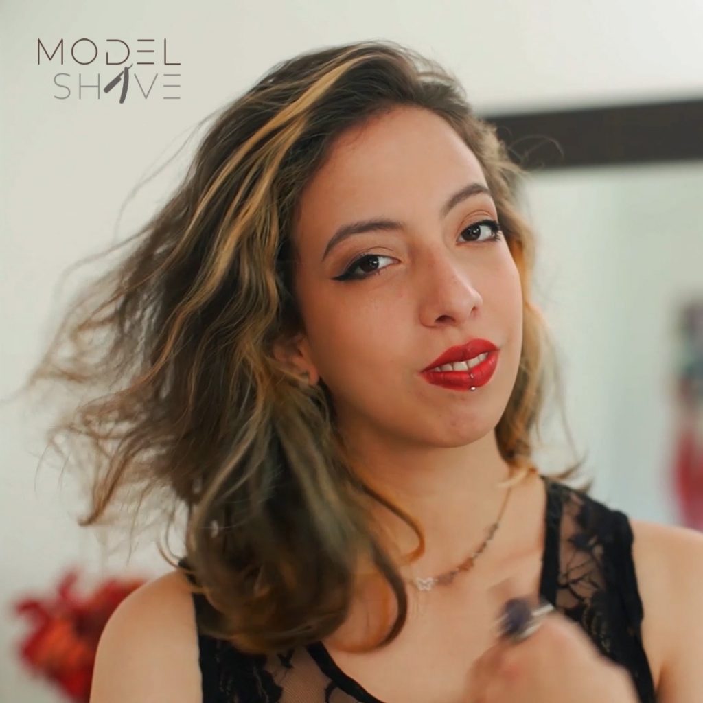 The model has a medieval monk tonsure done before a full head shave ...